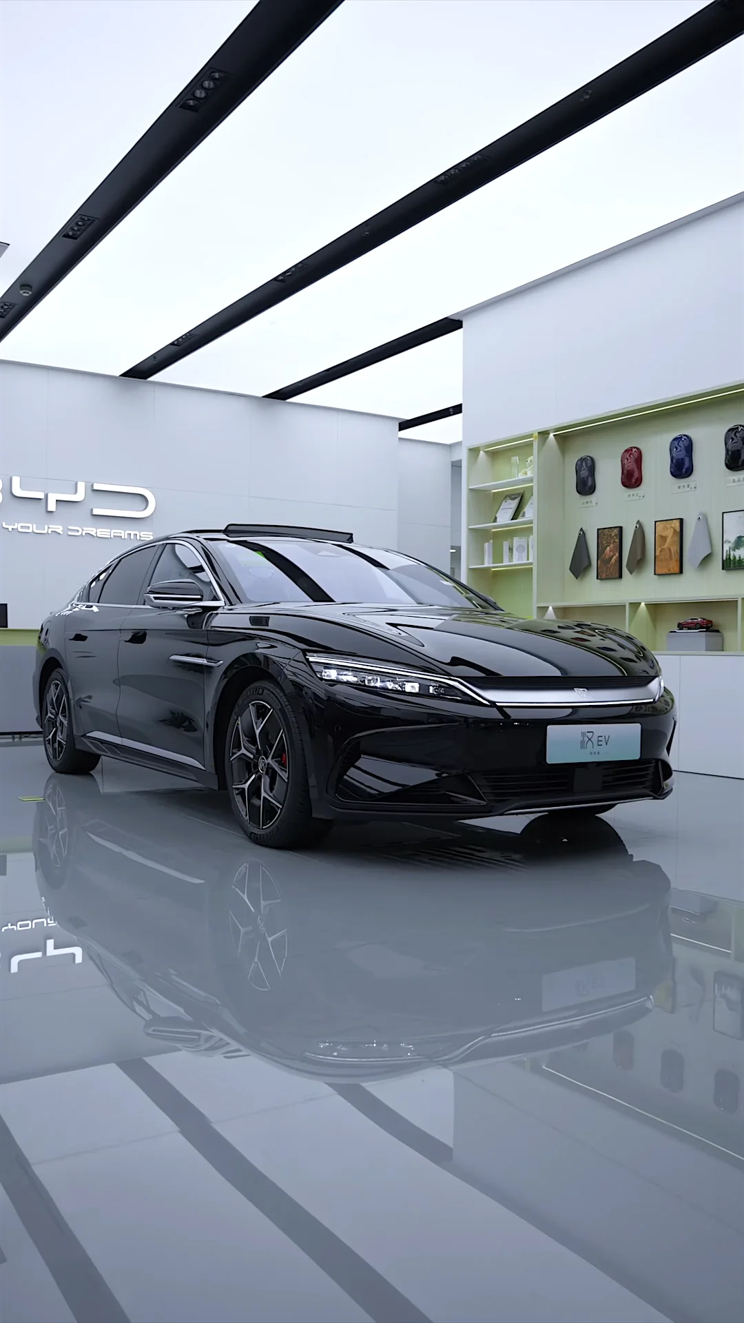 Byd Han Ev Champion 715km Flagship Model New Electric Vehicle 4 Wheel ...