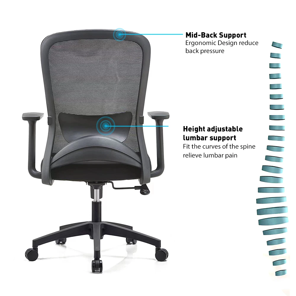 Swivel Mesh Executive Ergonomic Office Chair Price Conference Modern ...