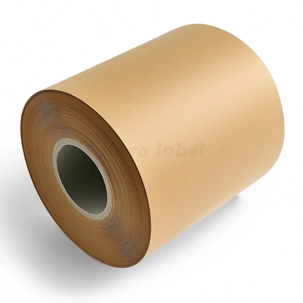 Jinya Label 70g Brown Kraft Labels Jumbo Roll Self Adhesive Materials ...