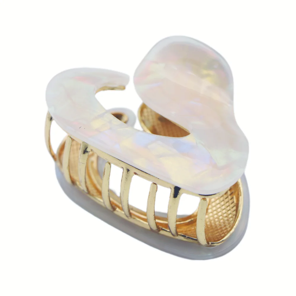 Mini White Shell Decorative Metal Hair Claw Clip| Alibaba.com