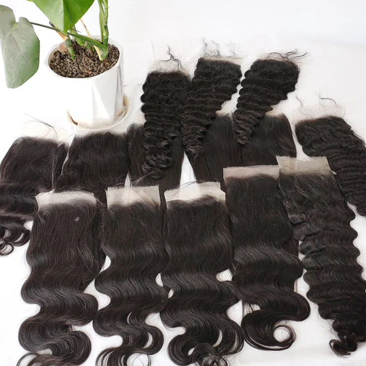 Hd Lace Closure 5x5 Human Hair Hd Lace Frontal Closure Brazilian Raw ...