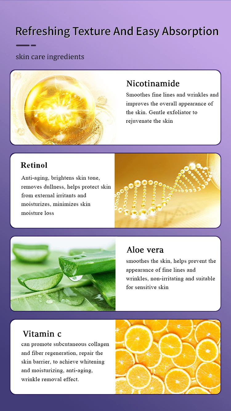 24k Gold Vitamin C Niacinamide Retinol Dark Spot Correcting Glow Knuckle Remover Anti Aging 7 ...