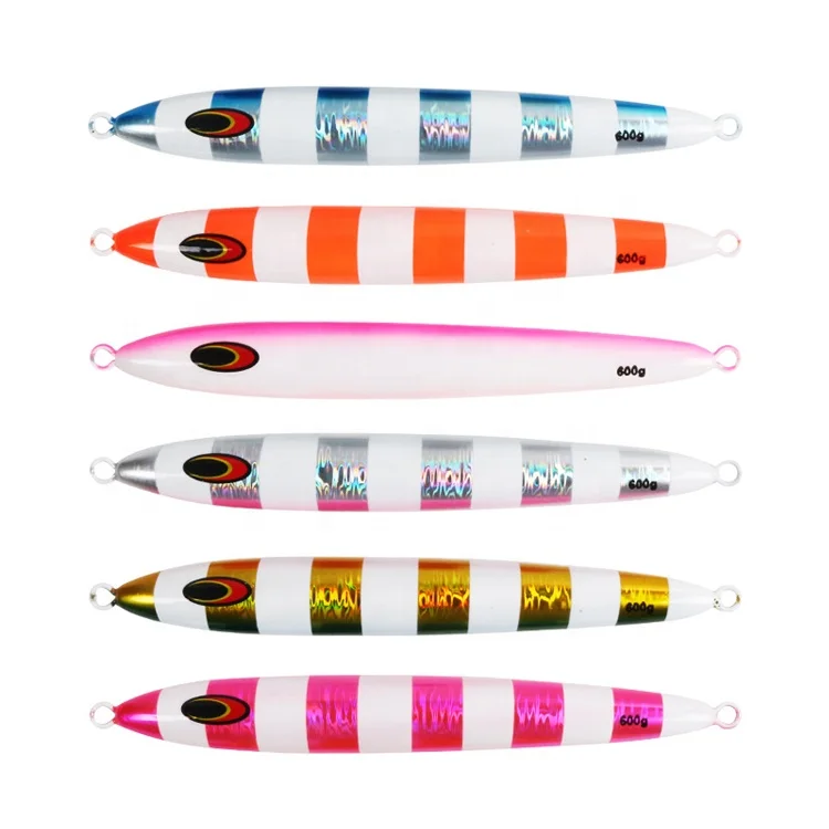 Big Game 600g 700g Deep Sea Glow Metal Heavy Slow Fall Trolling Jigging ...