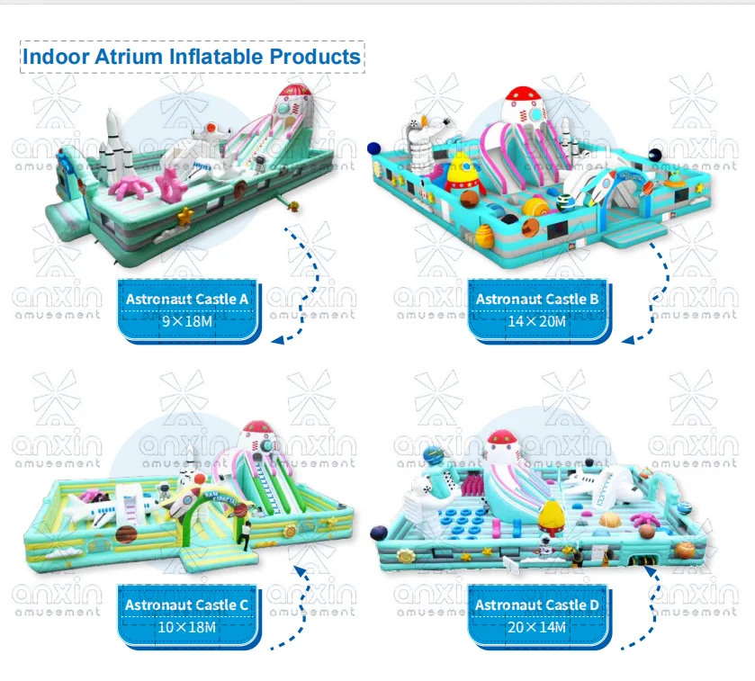 Customized Indoor Game Park Inflatable Playground Equipment Inflatable ...