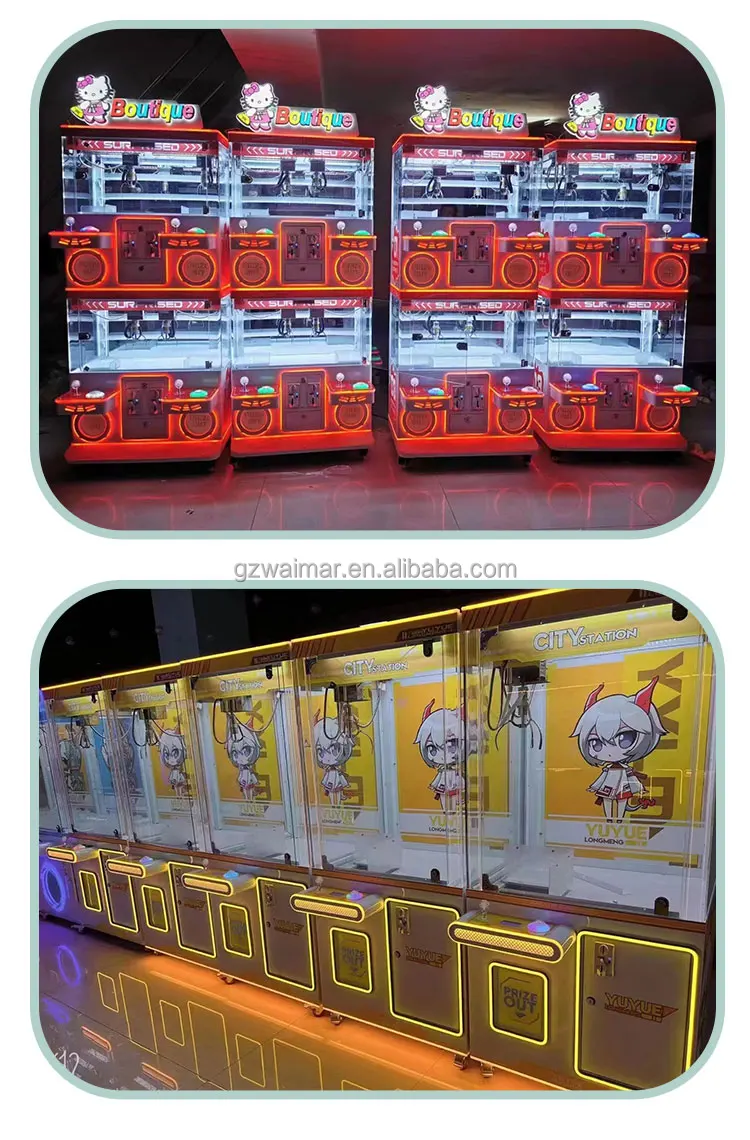 Commercial Claw Machine Arcade Game Electronic Mini Candy and Toy ...