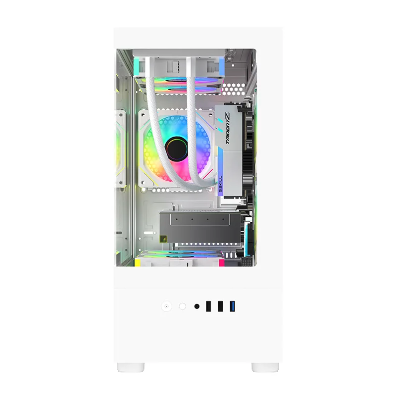 Gaming pc case MATX Cases & Towers Glass Cabinet cabinet pc| Alibaba.com