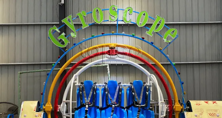 Carnival Rides Customized Human Gyroscope Manual Operation Amusement ...