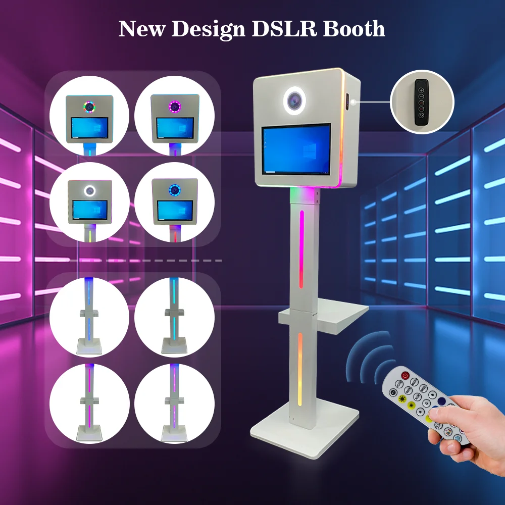 Glam Bot Digital Camera LED Open Air Photobooth DSLR