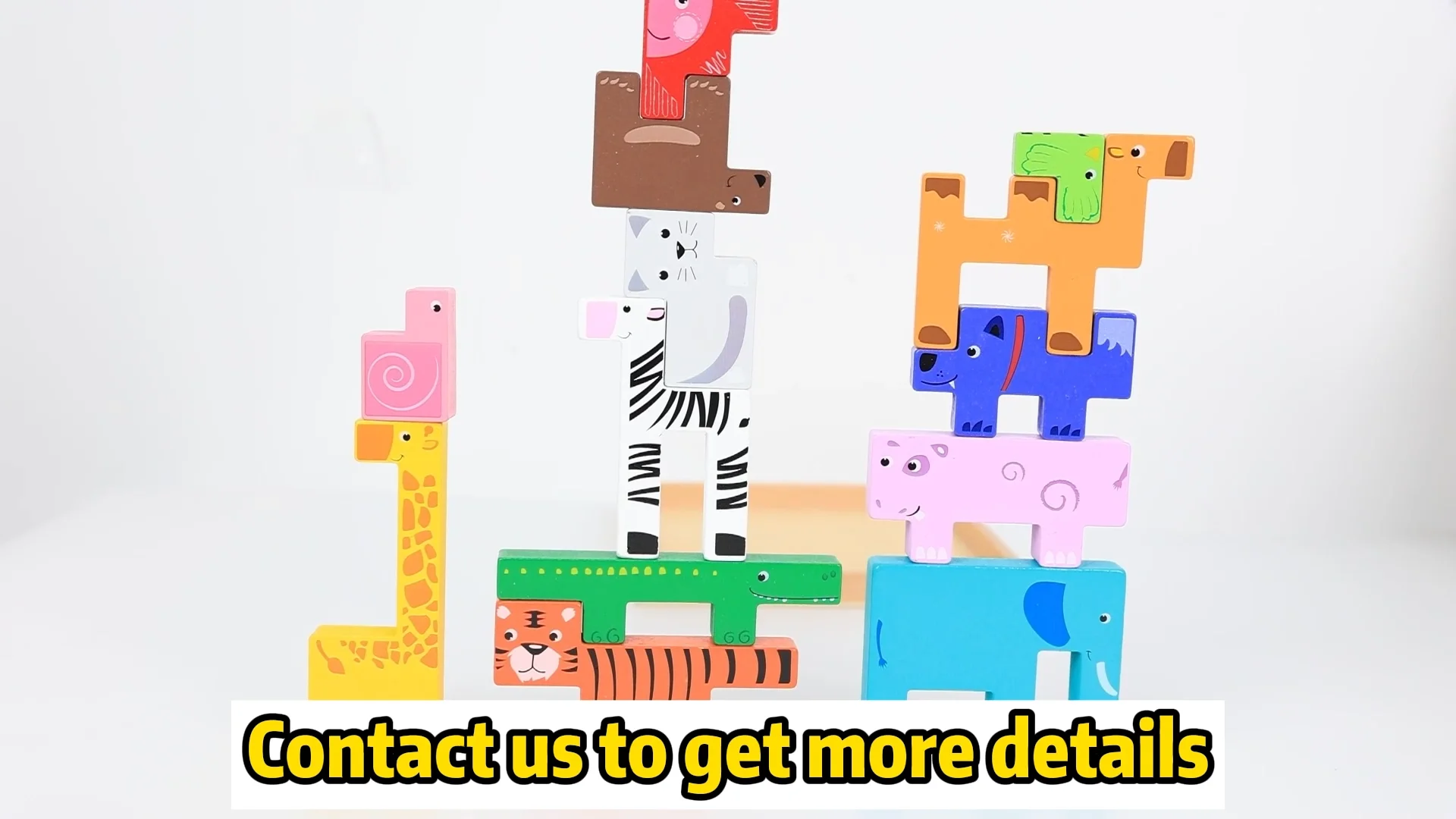 Early Childhood Montessori Wooden Toys 3d Jigsaw Puzzle Building Blocks ...