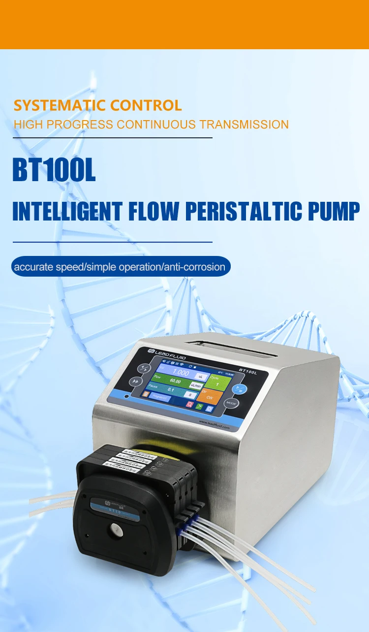 Multi Channel Peristaltic Pump with Stepper Motor for Chemical Dosing