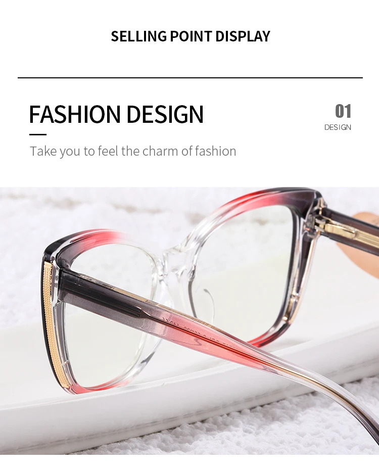 Colorful Plastic Optical Frame Ready Stock Beautiful Spectacle Frame ...
