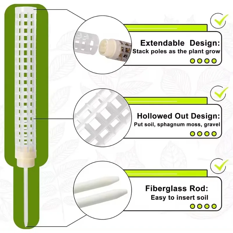 Dd1420 Water Moss Plants Plastic Moss Poles Climbing Rods Support ...