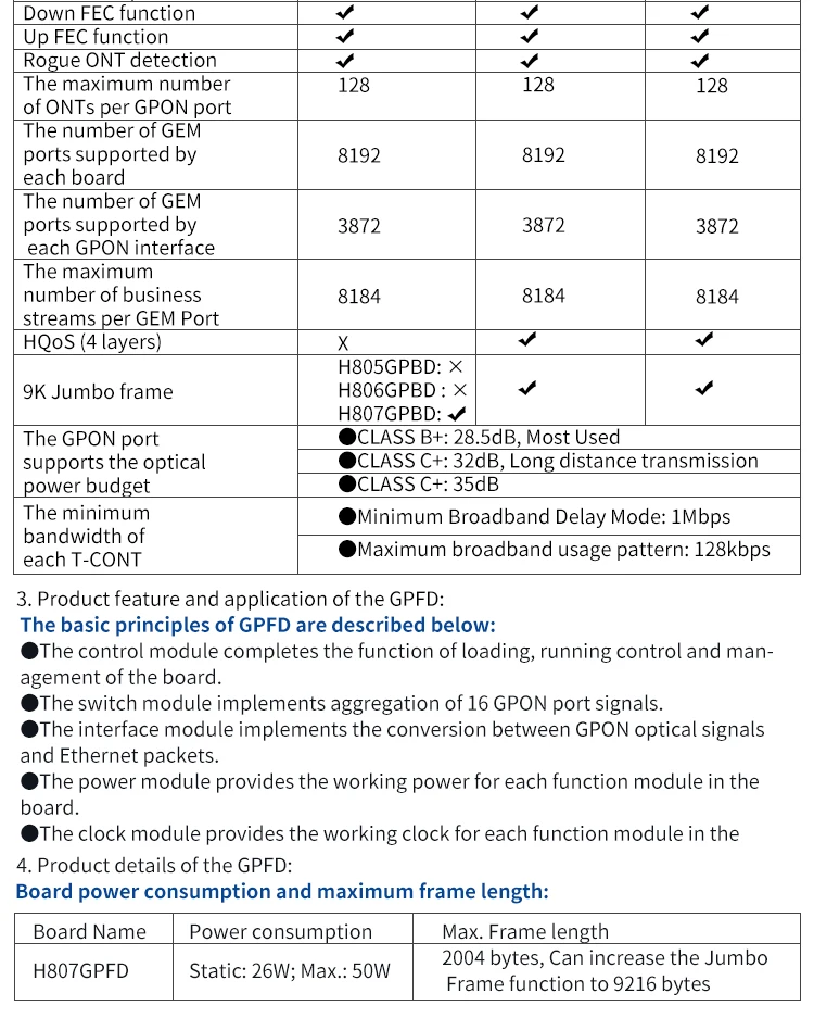 Gpfd GPON OLT 8 Port 1U MA5680T Placa GPFD 16 GPON C MA5680t DC ...