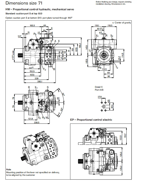 A4VTG Axial Piston Variable Pump - Hydraulic Solutions