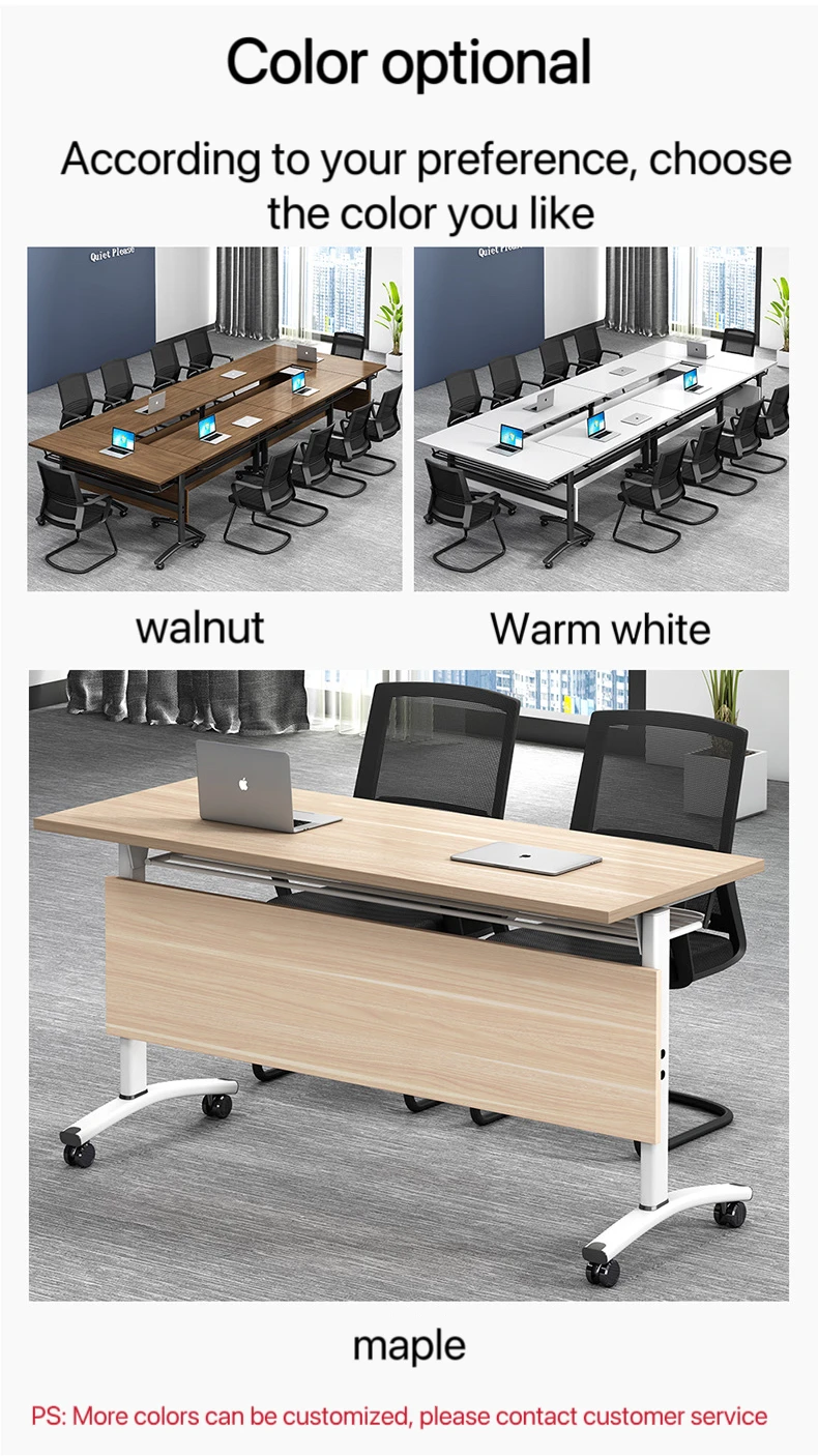 Folding Training Table - Movable and Adjustable Desk