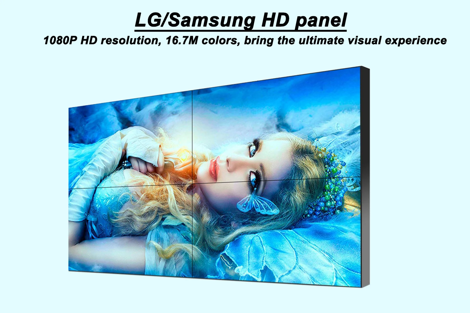 LCD Video Wall Display 55 Inch TV Wall LCD HD 4k Display 3x3