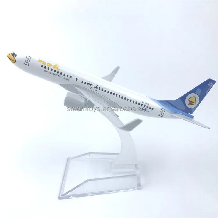 Customized Logo Livery Mini Metal Aircraft Model Nok Air Boeing B737