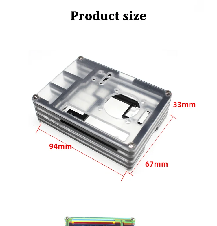 Hot Sale Raspberry Pi 5 Model Raspberry Pi 5 Generation 9-layer Acrylic ...