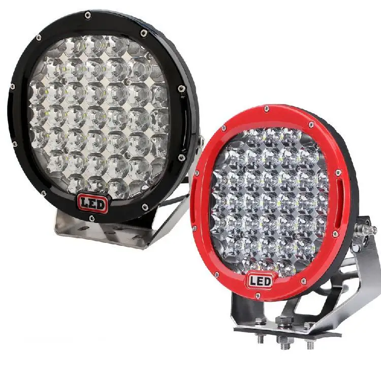 185w 9 Inch Off-road Led Auto Work Light Spotlight Flood Round Fog Lamp ...