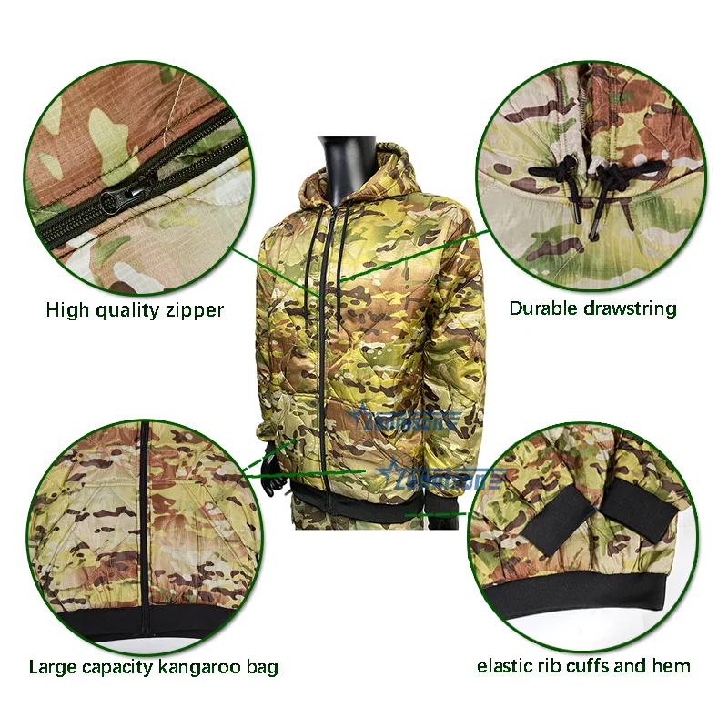 Oem Waterproof Warmth Woobie Jacket Multicam Men's Hooded Jacket Woobie ...