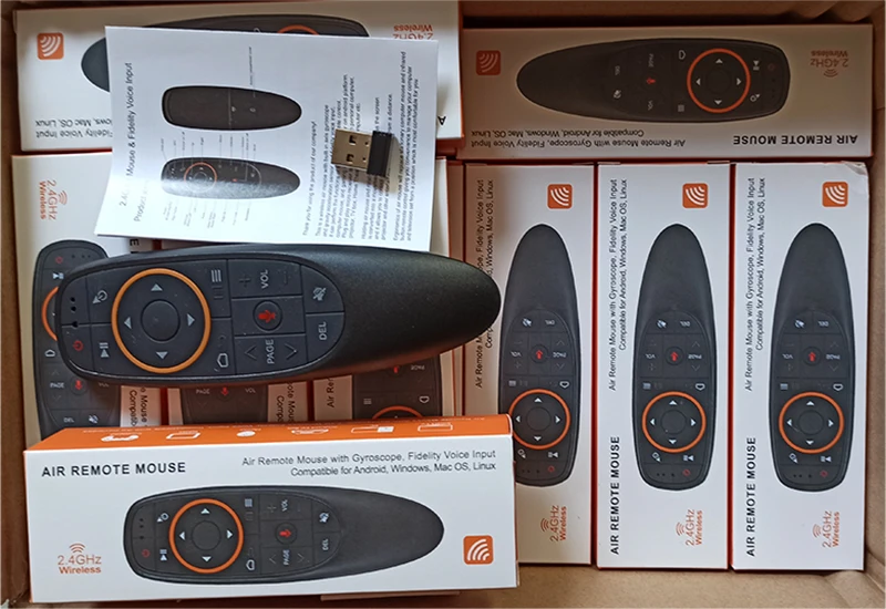 Oem Android Tv Box Voice Remote Control G10 2.4ghz Wireless Smart ...