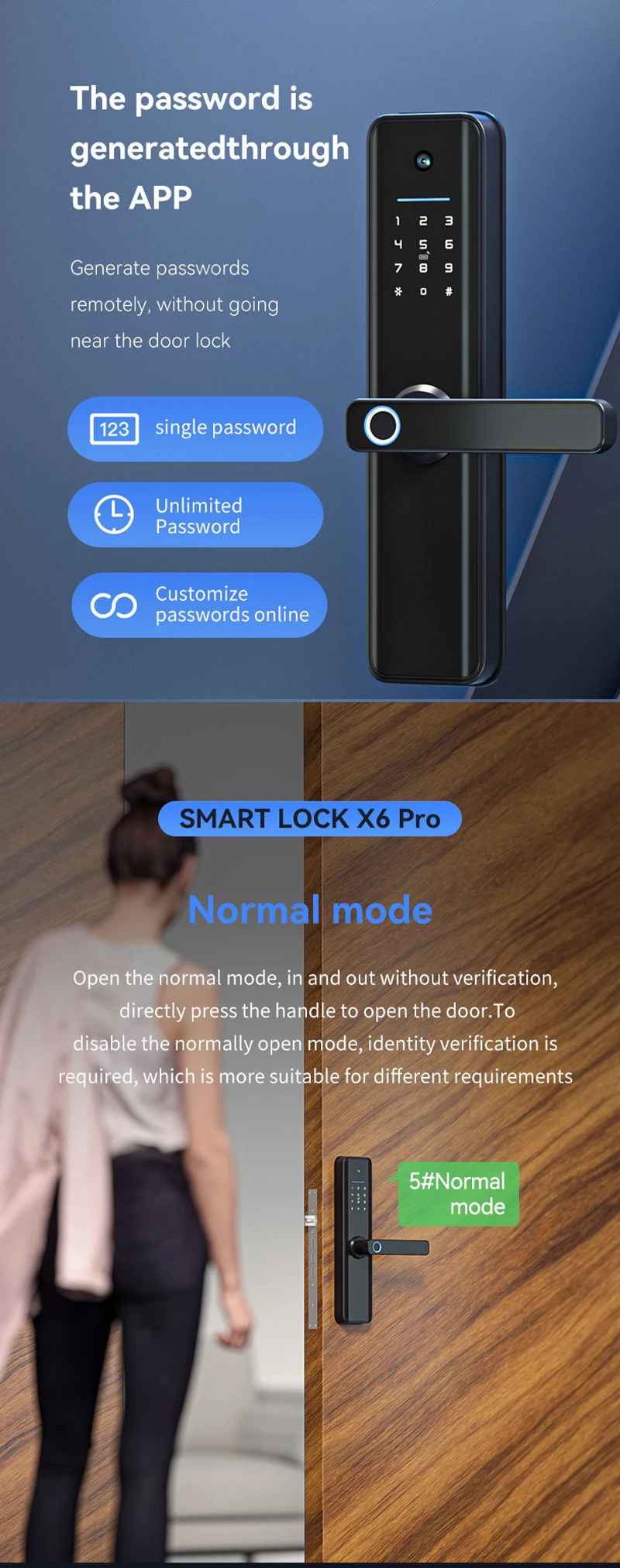 Smart Locks For Front Door Wi-fi Smart Door Lock Tuya Smart Door Lock ...