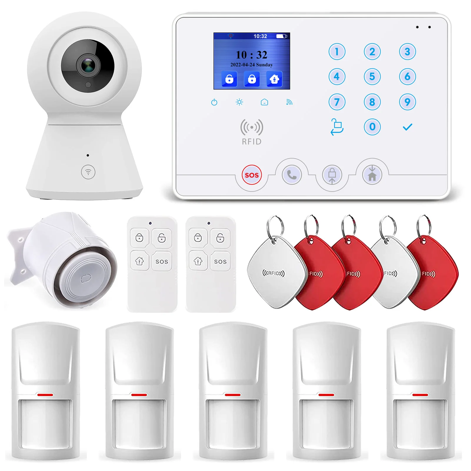 Quality and Cheap TuyaSmart 4G Alarm Hub Smart Life GSM Barglar ...