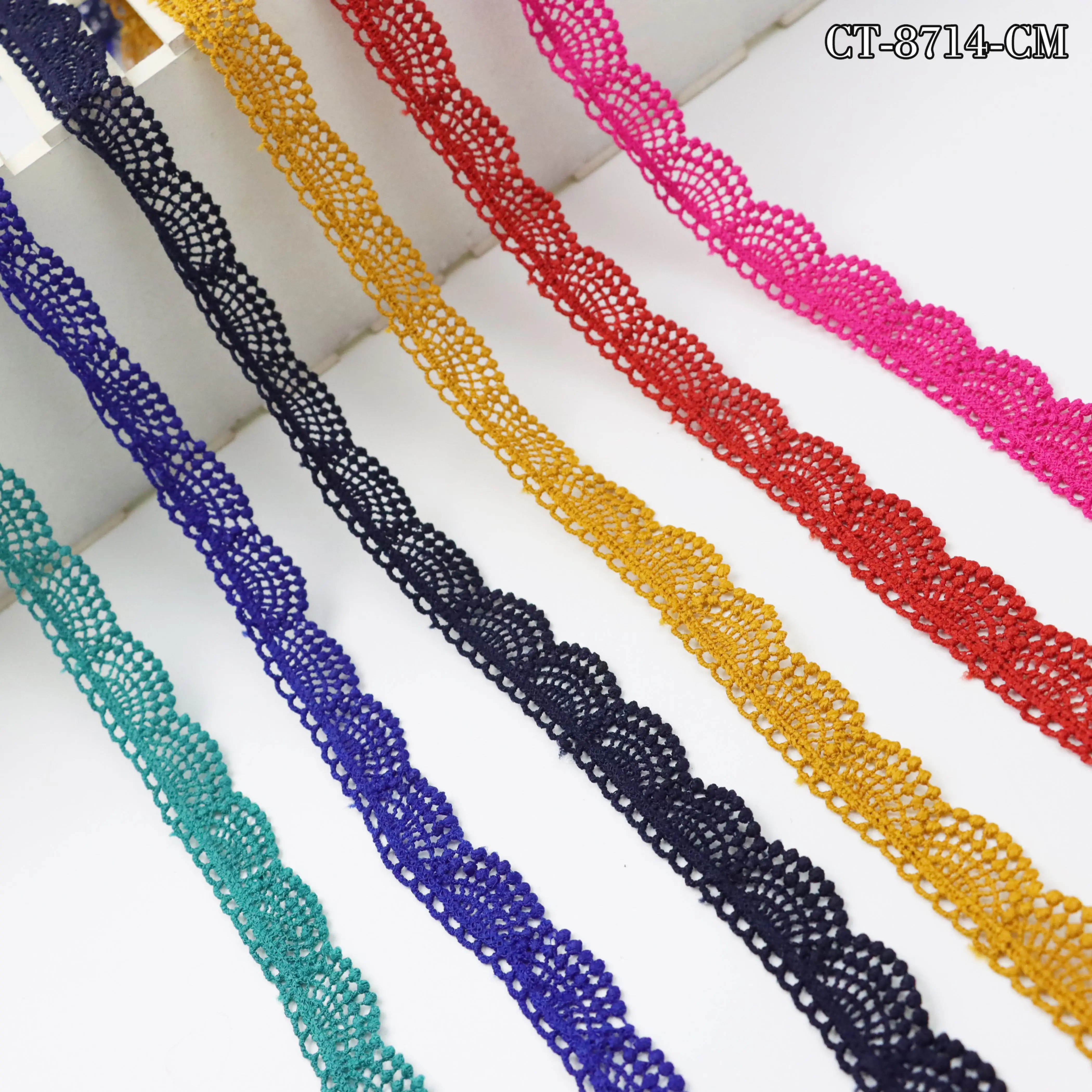 Encajes Y Cintas White Oem High Qualiyu Milk Yarn Water Soluble Border ...