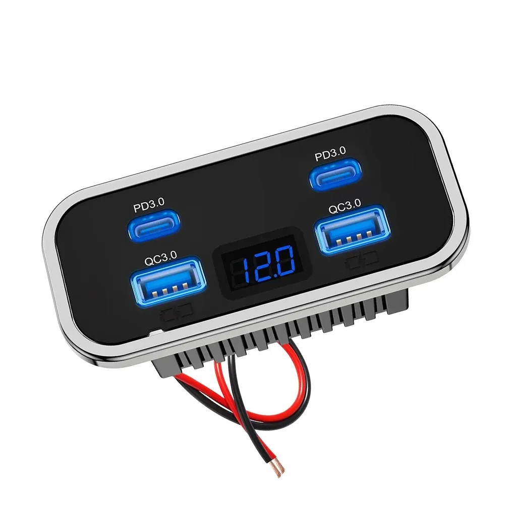 Campervan Bus 12V 24V Fast Charging 4 Port Qc 3.0 Dual Usb a Pd3.0 Dual ...