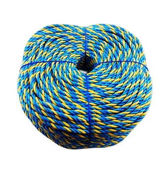 Marine Floating Split Film High Strength 6mm 3 Strand Twisted ...