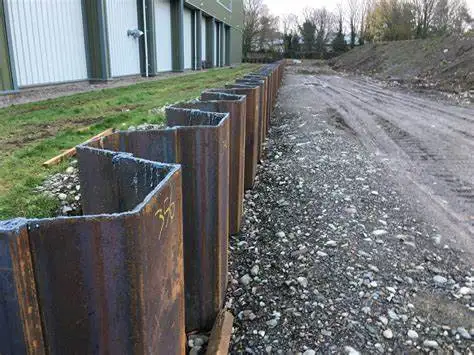 Hot Rolled Steel Sheet Pile Z-type Concrete Molding Sheet Pile ...