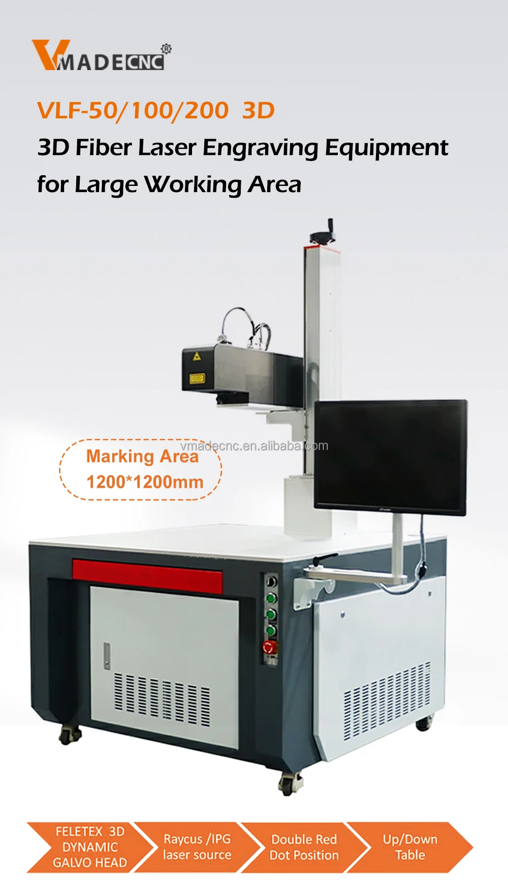 Auto Focus 3d 200w Laser Engraving Machine Jpt Fiber Laser Engraver For ...