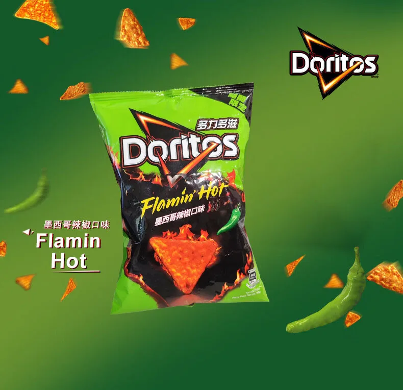 Taiwan Dorito-S Chips - Exotic Flamin Hot Corn Snacks