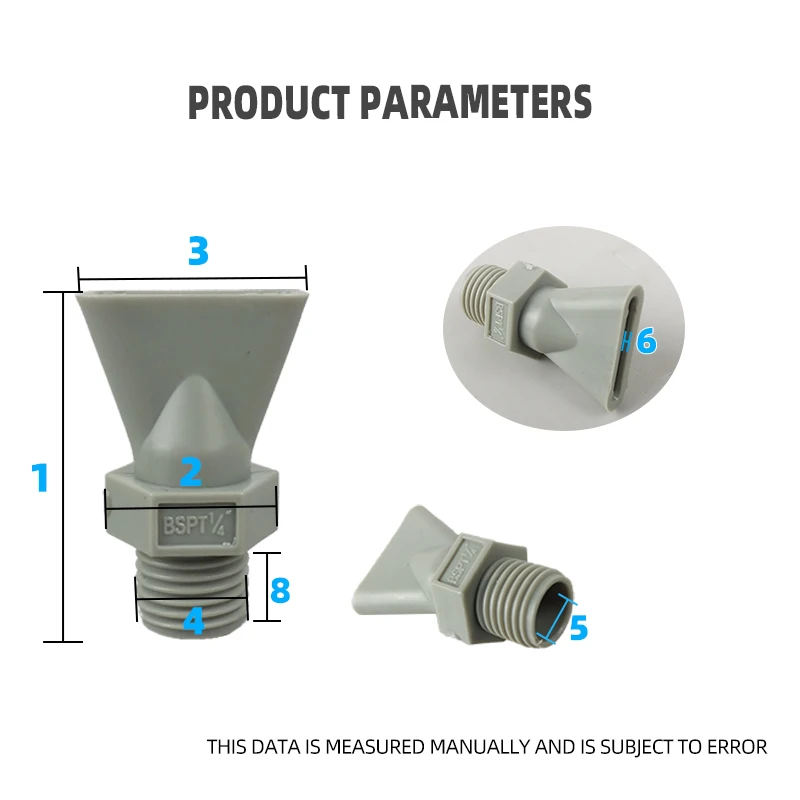 Flat Mouth Plastic Duckbill Nozzle - Dispensing Machine Accessory