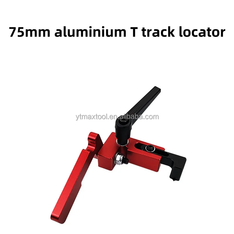 75mm Aluminium T Track Adjustable Scale Manual Flip Accurate Miter T ...