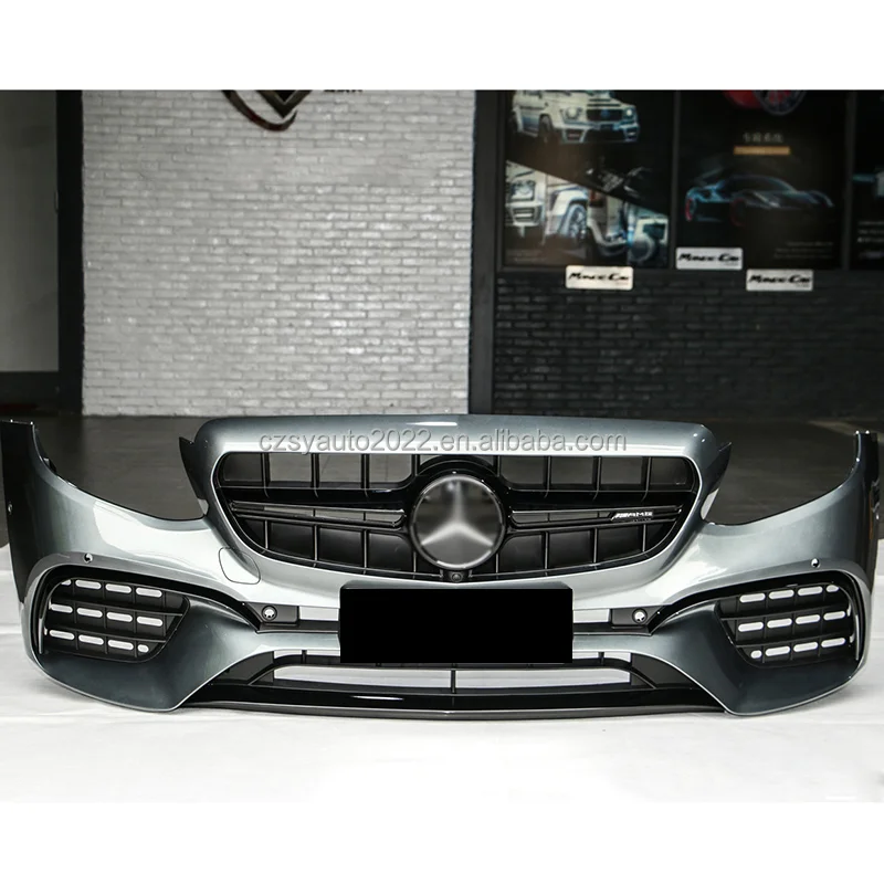 Body Kit Include Front Bumper Assembly Rear Lip Exhaust For Mercedes Benz E-class W213 2016-2020 ...