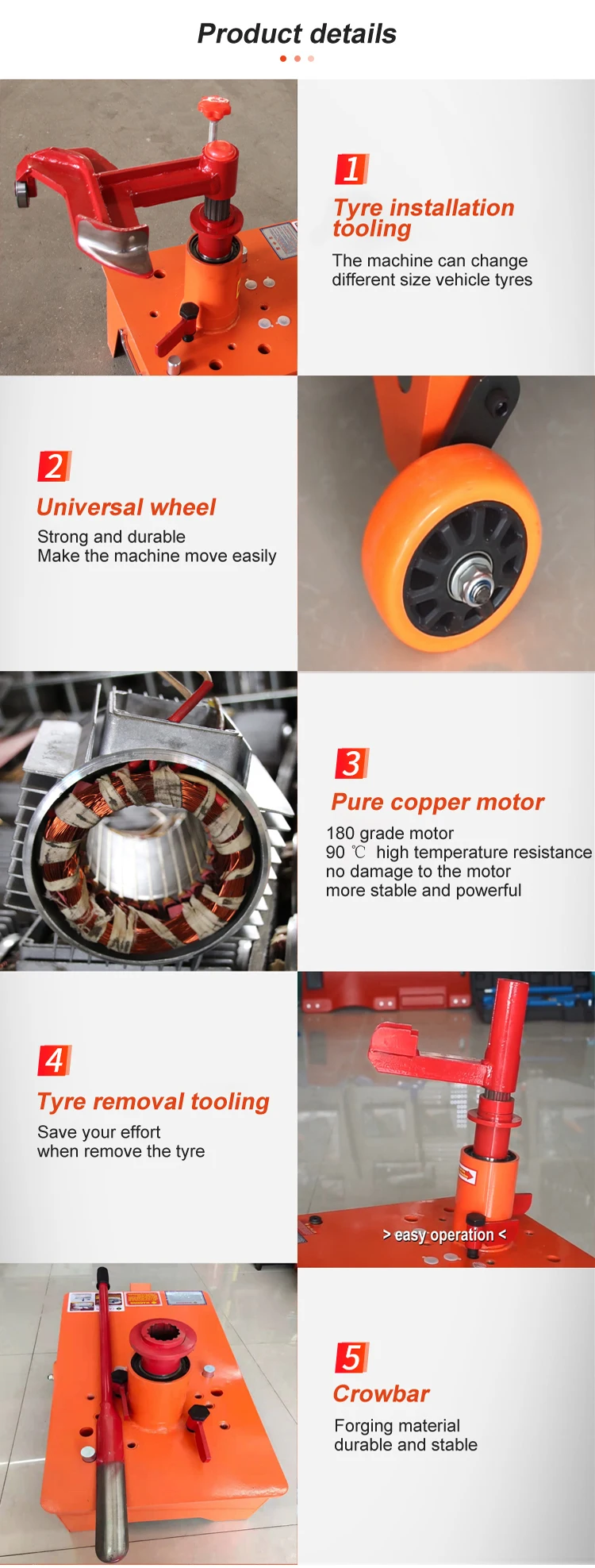 Cheap Truck Pneumatic Car Tyre Changer Machine Vacuum Tire Changers And ...