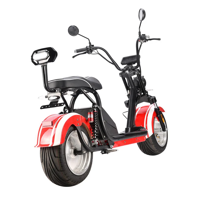 Moon Adult Fat Tire Electric Scooter 10 Inch Disc Brake Two-wheeled ...