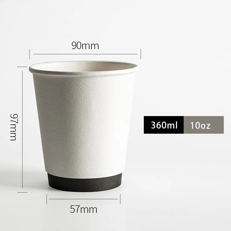 Custom Printed Logo Coffee Shop Branded Takeaway Cups