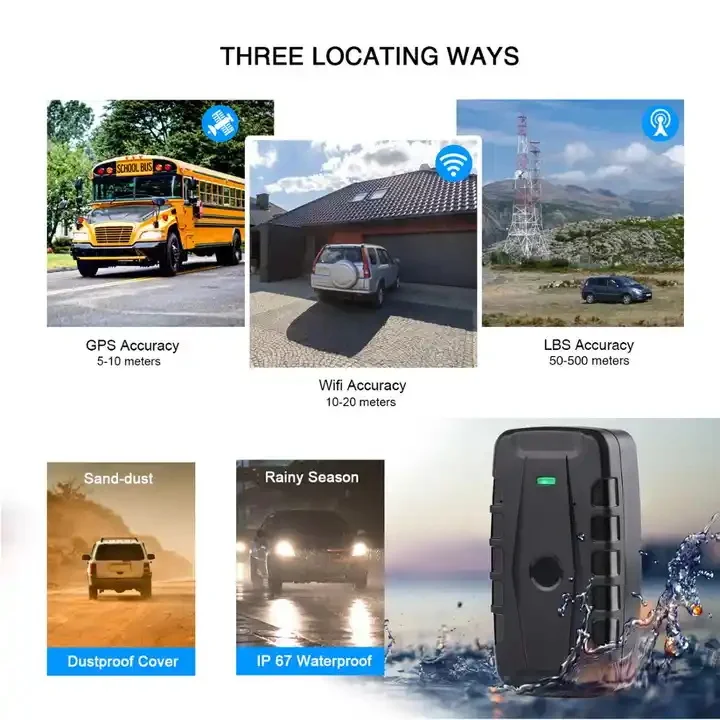 4G Portable 10000mah Wireless GPS Tracker - Real-Time Monitoring