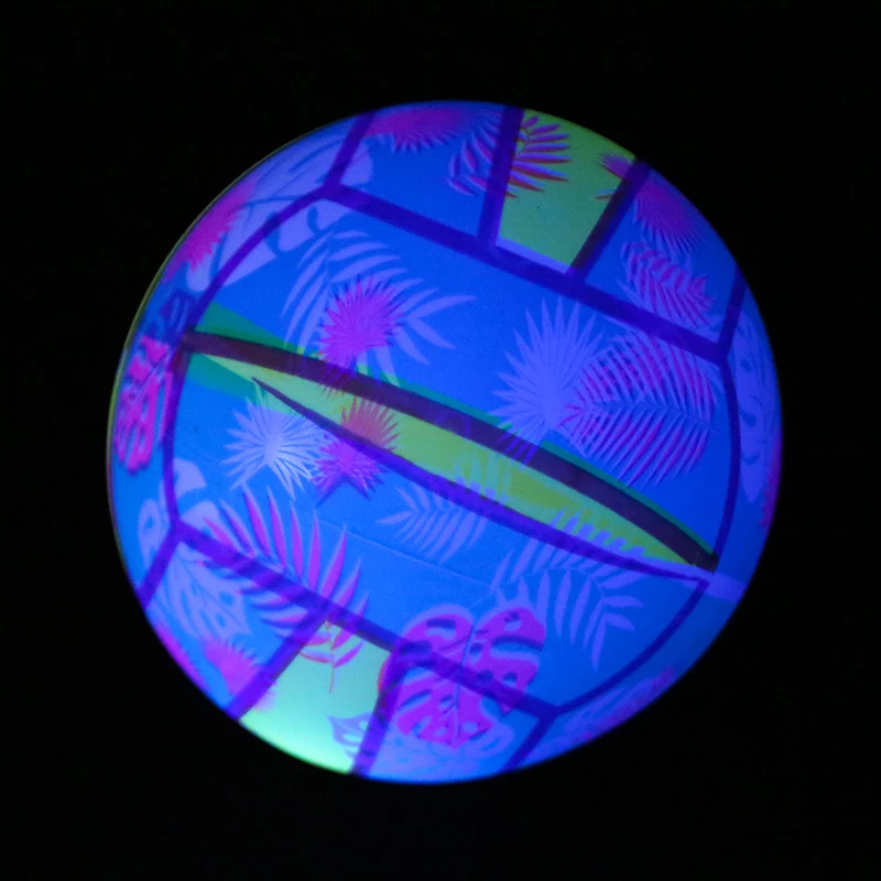 Large Light-up Fitness Fling Ball Inflatable Toy Bouncy Ball Flash ...