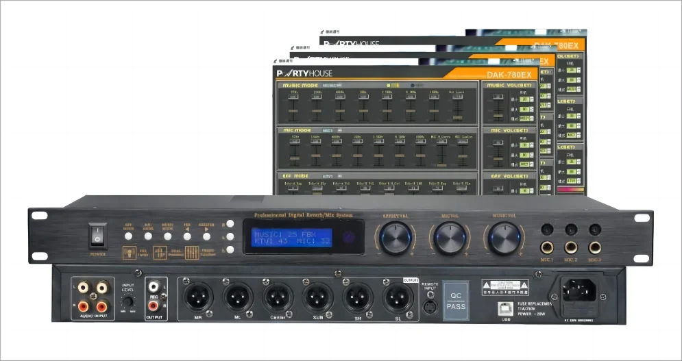 Blue-tooth Playback Digital+analog Preamp Effector Audio Processor Kx-7 ...