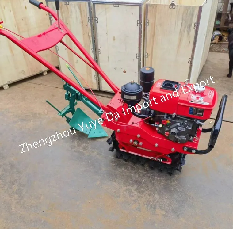Small Power Tiller Cultivating Machine Rotary Micro Tiller Cultivator ...
