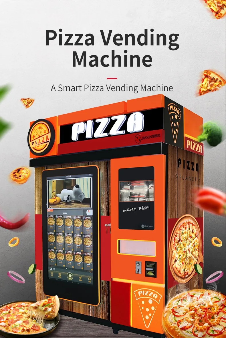 2025 Outdoor Business - Fully Automatic Pizza Vending Machines
