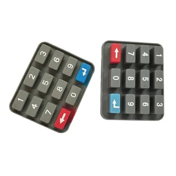 Conductive Silicone Rubber Keypad Numeric Switch Button Keypad Back Kit ...