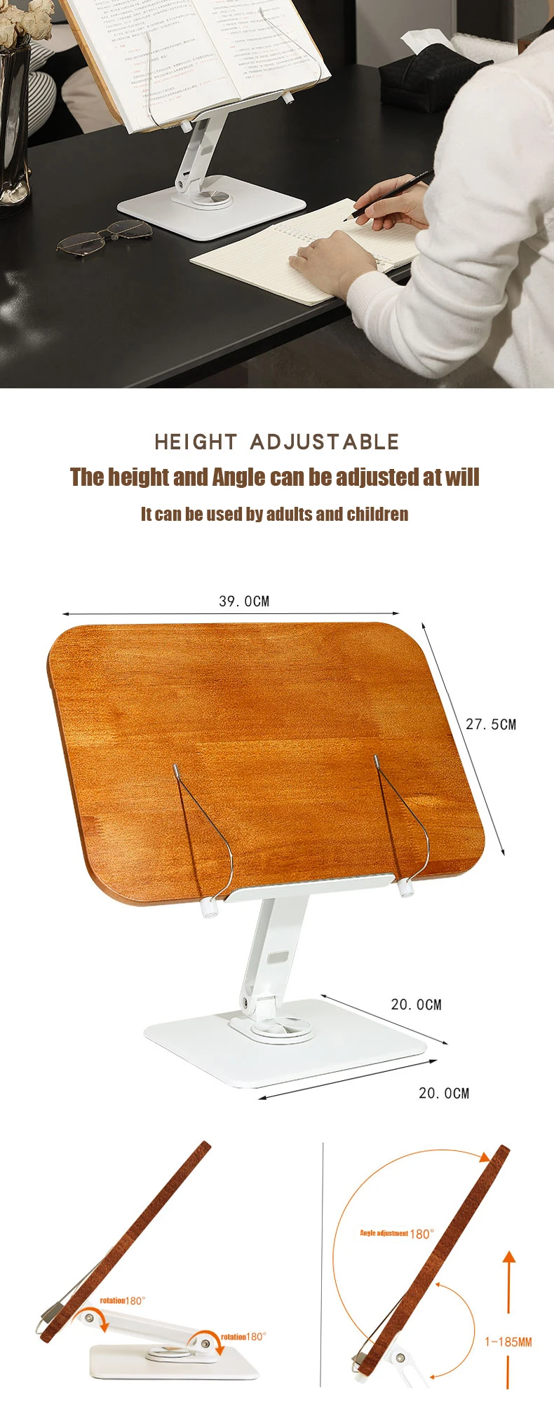 Factory Wholesale New Arrivals Aluminum Alloy Wood Bamboo Rotatable ...