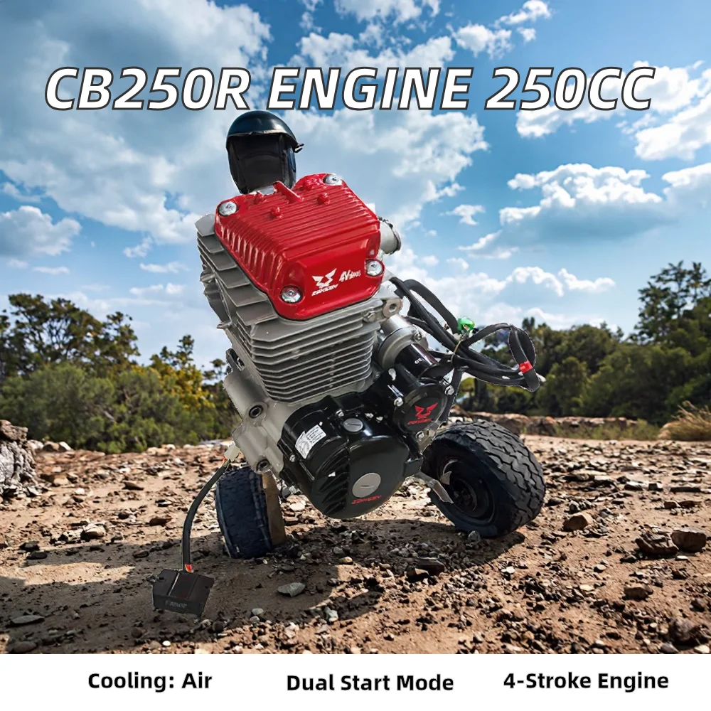 New Zongshen 250cc 4-Stroke Air-Cooled 1 Cylinder Engine CDI Compatible ...