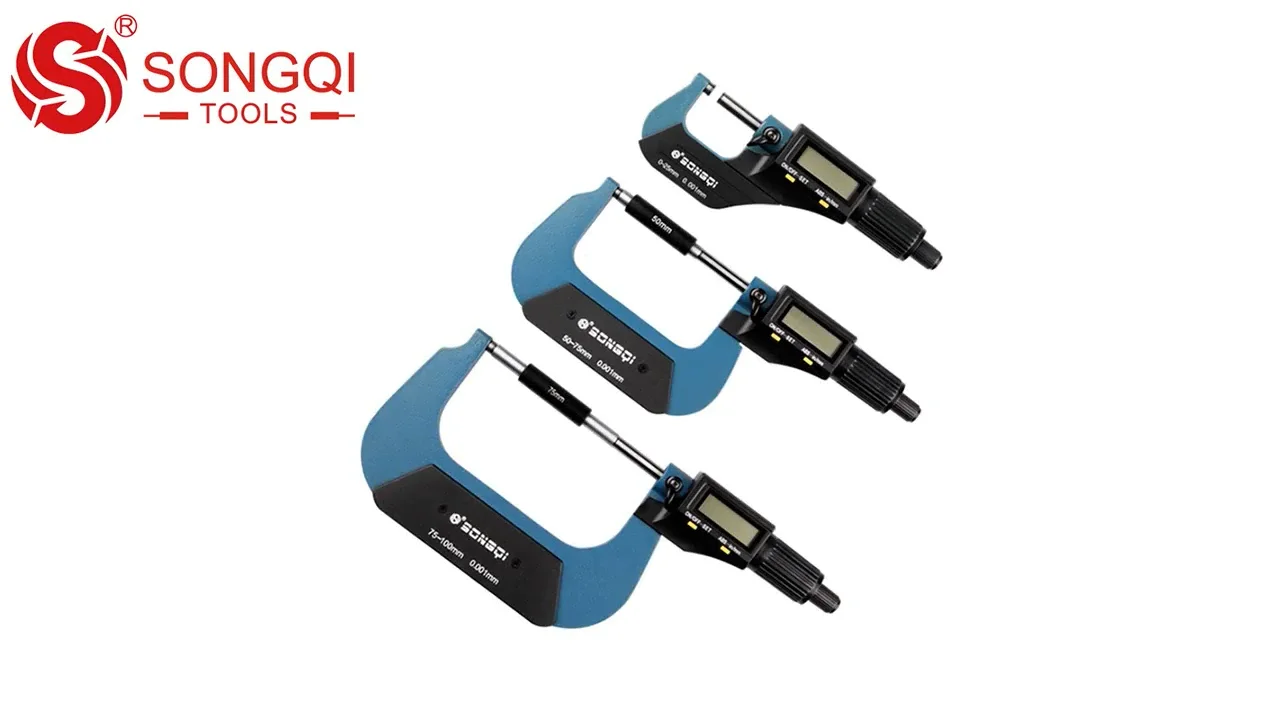 100mm Laser Outside Digital Micrometer Gauge For Measurement - Buy ...