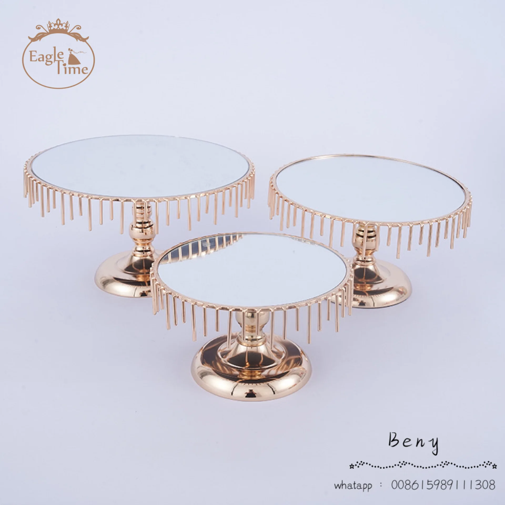 Golden Single Layer Birdcage Dessert Rack Metal Dessert Rack Wedding ...