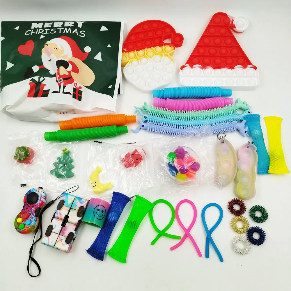 Custom Oem 50 Pcs Anti Stress Relief Sensory Toys Set Fidget Toys Pack ...